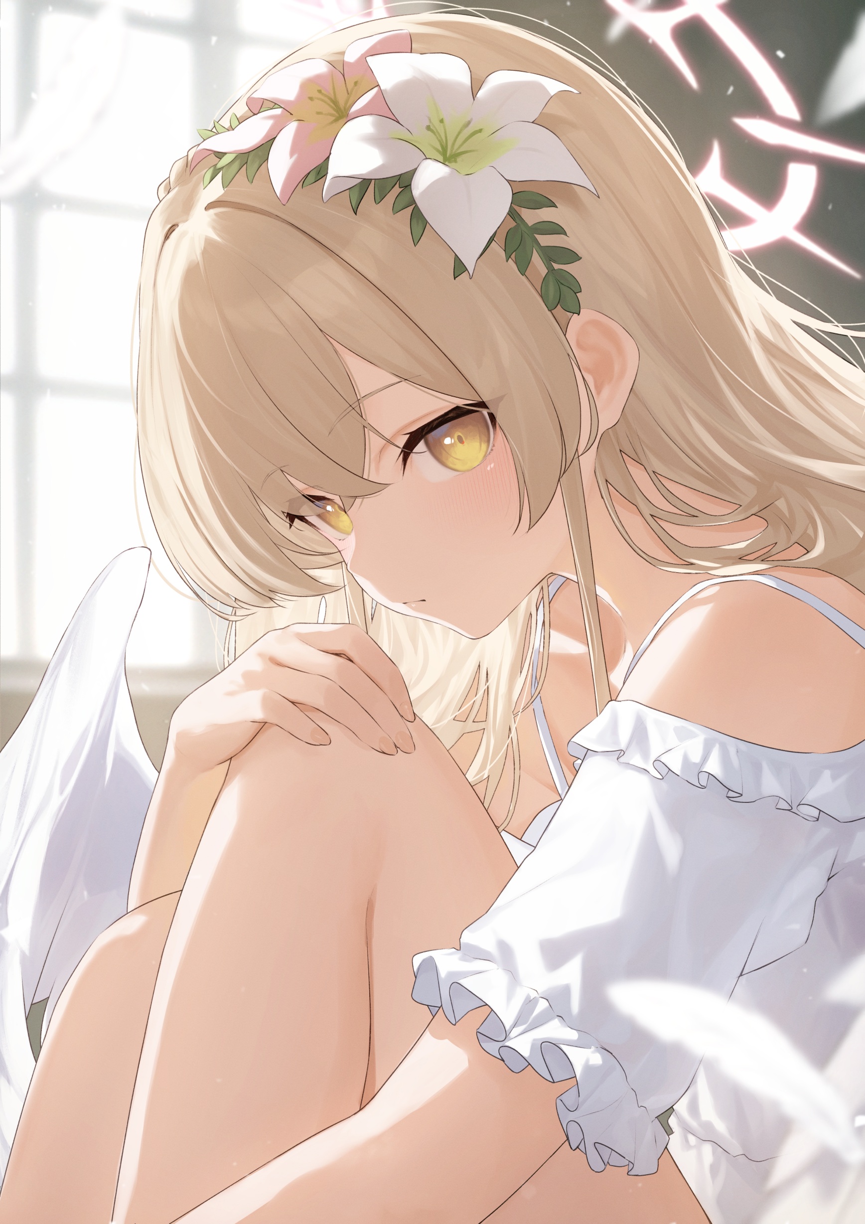 kuchisode blue archive kirifuji nagisa angel wings | #1230647 | yande.re